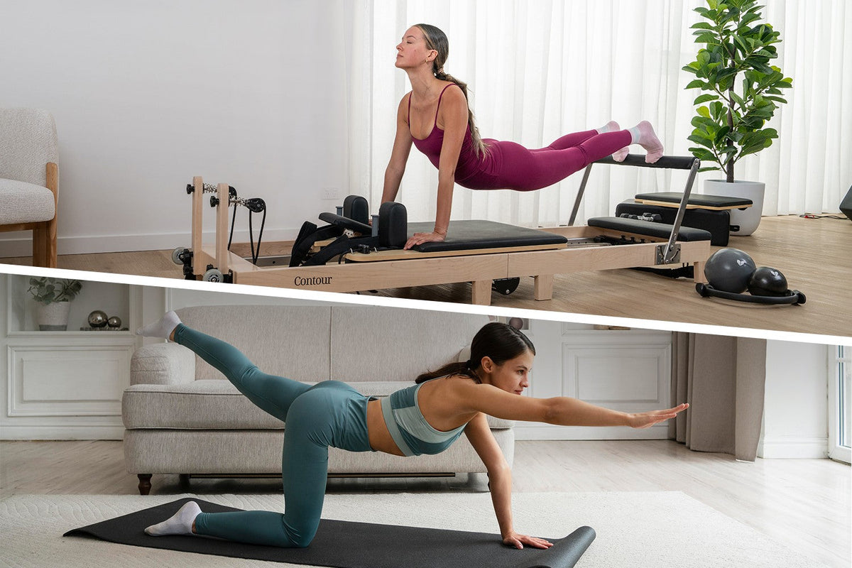 Reformer Pilates vs. Mat Pilates: Which One Should You Start With ...