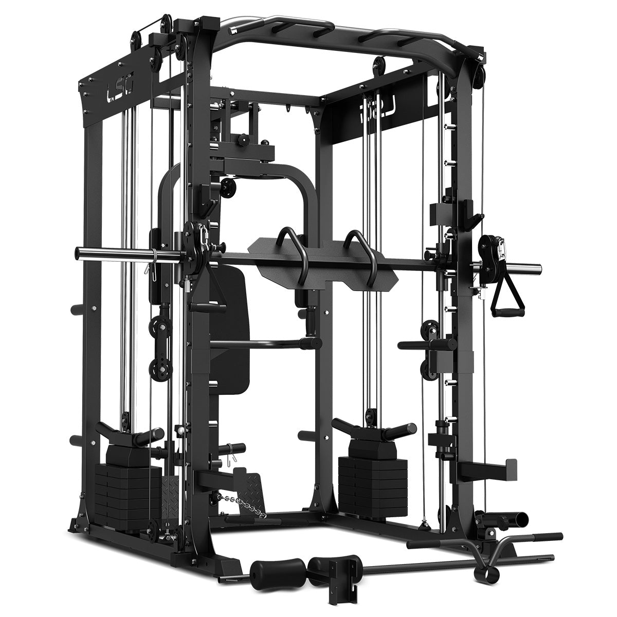 GRK200 10-in-1 Home Gym Station, Power Rack, Smith Machine and Cable C ...